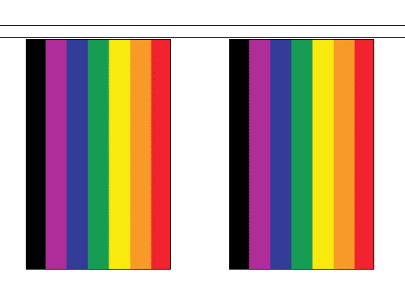 Vertical Rainbow Lgbt Vertical Document Sign Illustration Rainbow Gay