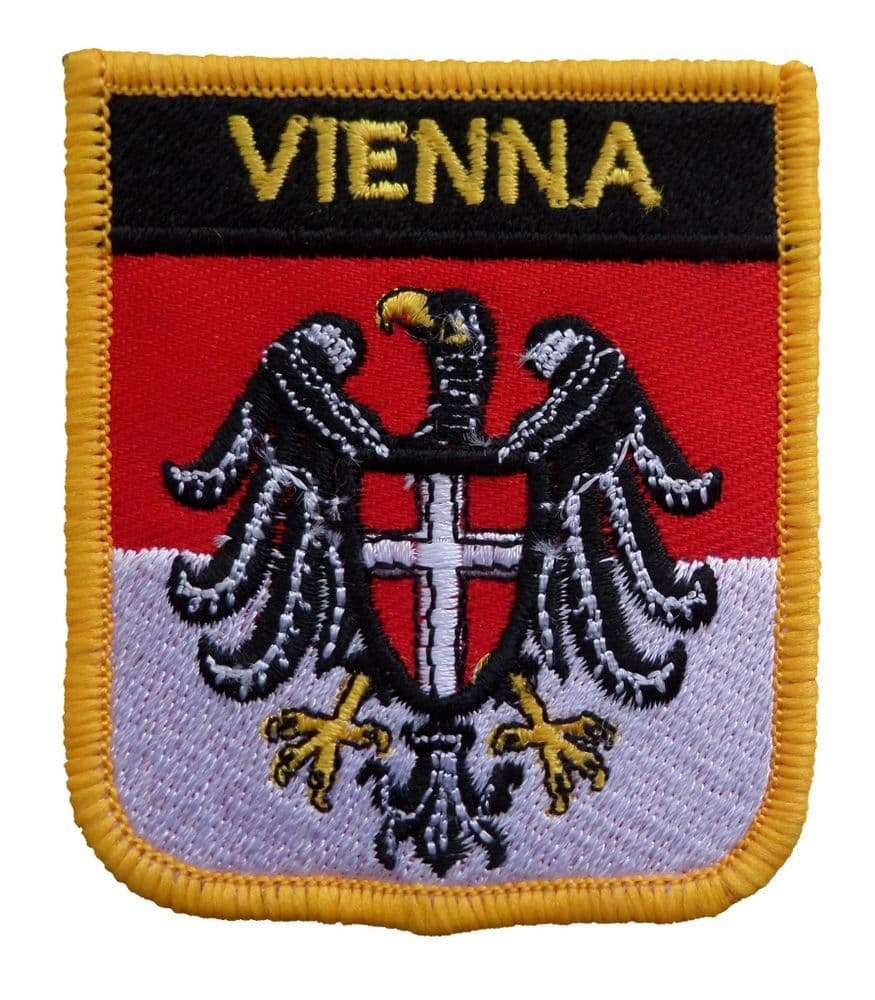 Vienna Austria Shield Embroidered Patch