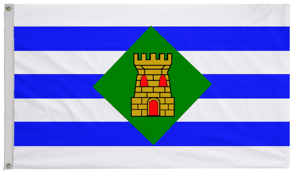 Vieques Puerto Rico Flag with Eyelets