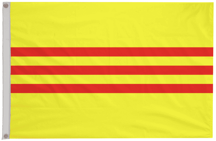 Vietnam South 1955 to 1975 Flag with Eyelets