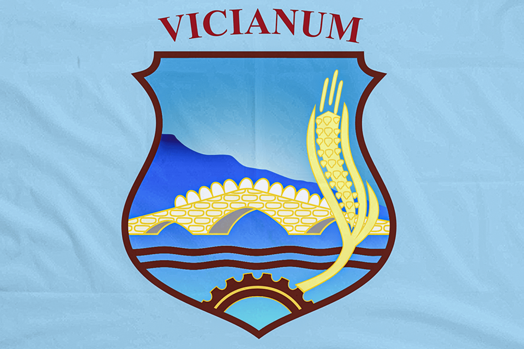 Vushtrri Kosovo Flag with Eyelets