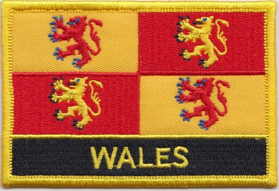 Wales Owain Glyndwr Embroidered Rectangular Patch