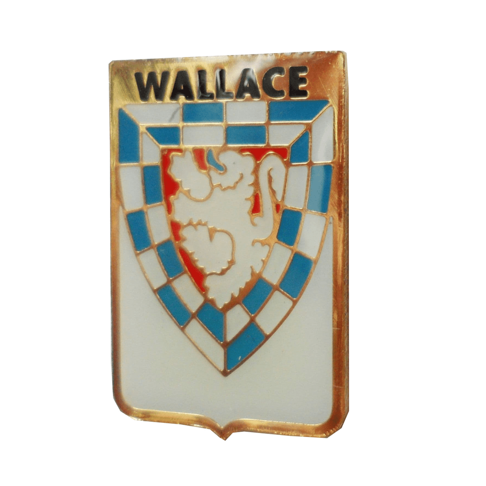 Wallace Scottish Clan Name Coat of Arms Pin Badge