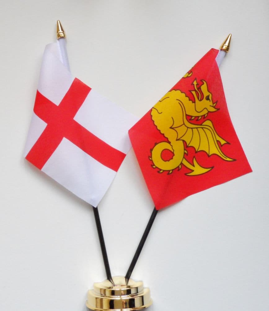 Wessex and England Friendship Table Flag