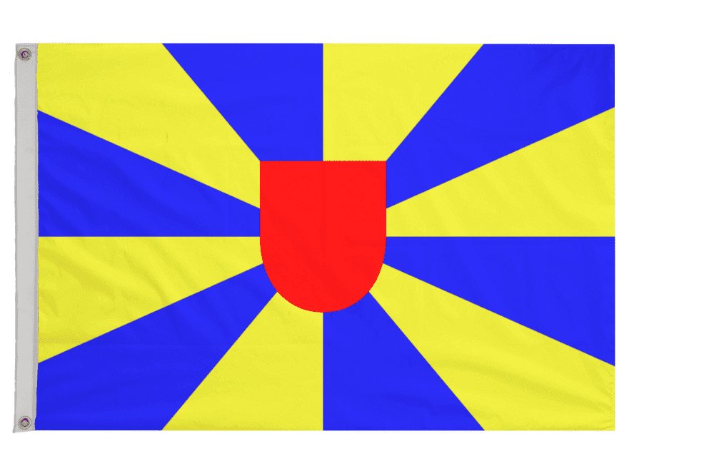 West Flanders Belgium Flag with Eyelets