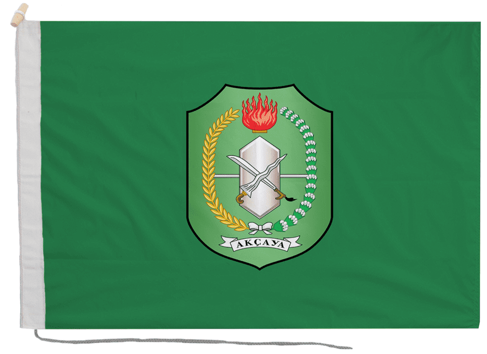 West Kalimantan Province Indonesia Flag with Rope & Toggle