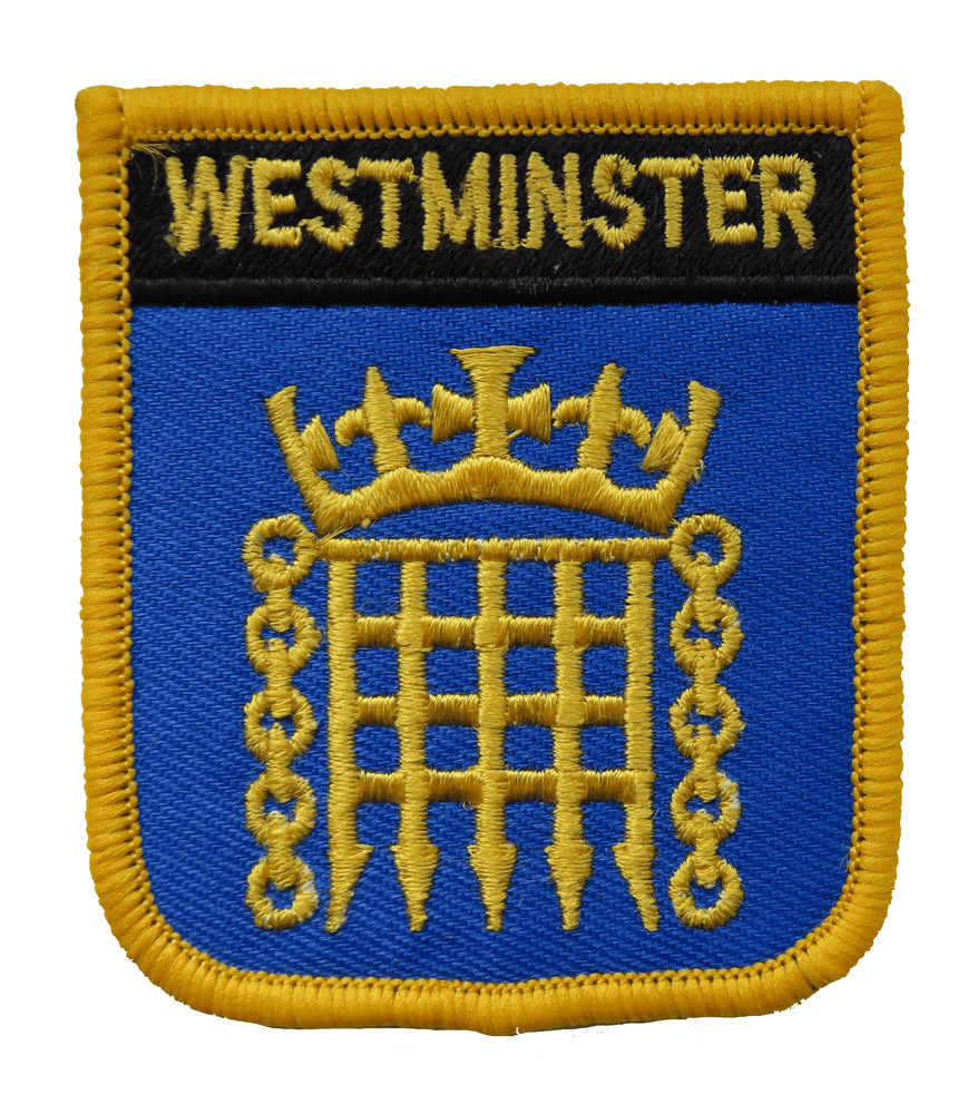 Westminster Shield Embroidered Patch
