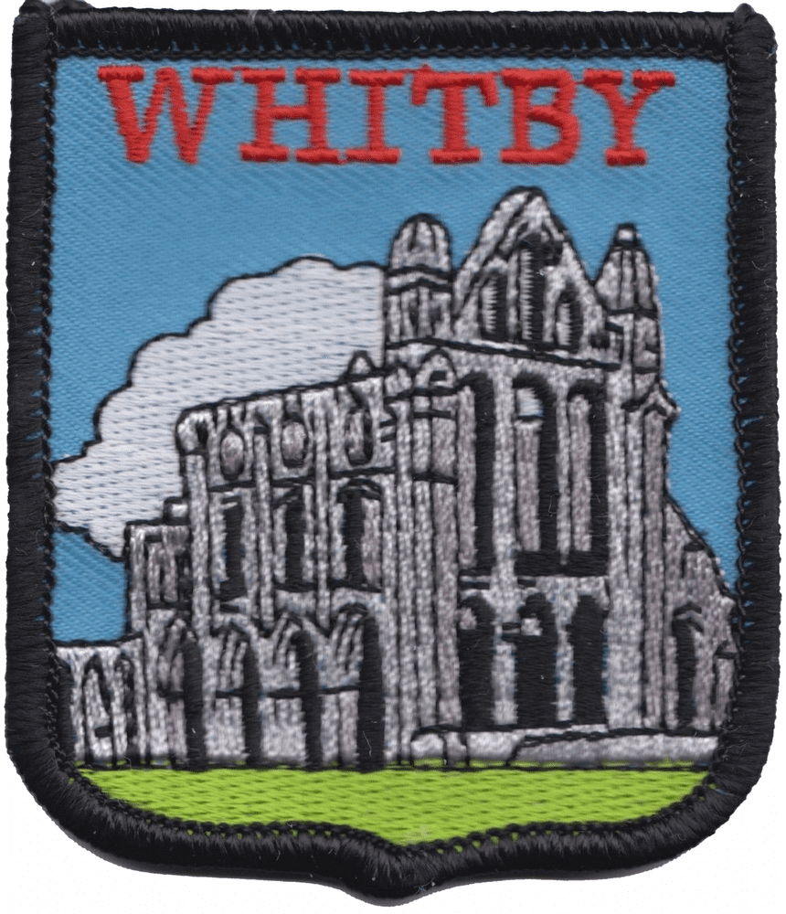 Whitby Abbey Embroidered Badge a323