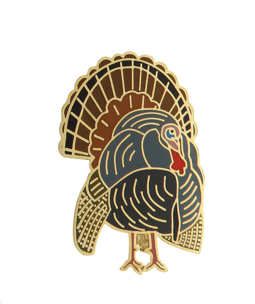 Wild Turkey Pin Badge
