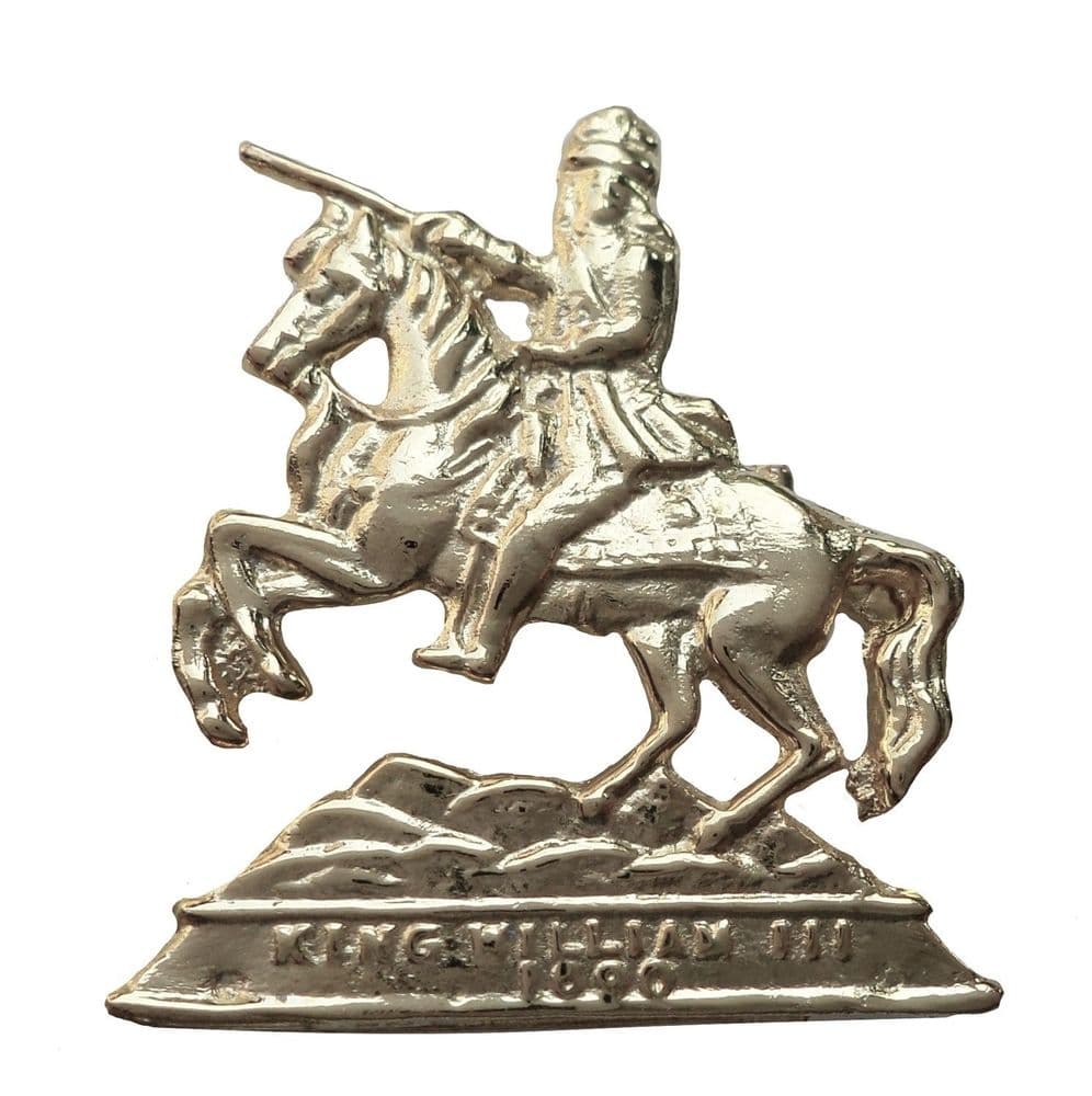 William of Orange Smaller Nickel-Plated Orange Order Symbol For ...