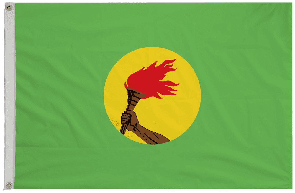 Zaire 1971 to 1997 Flag with Eyelets
