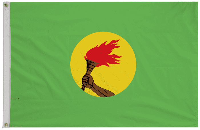 Zaire 1971 to 1997 Flag with Eyelets
