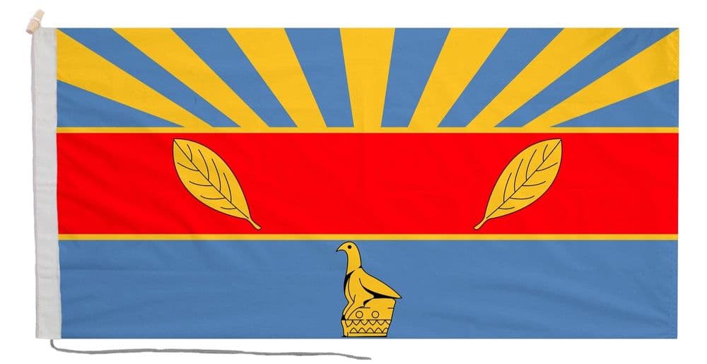 Zimbabwe Capital City Harare Flag with Rope & Toggle