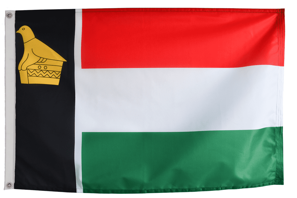 Zimbabwe Rhodesia 1979 to 1980 Flag with Eyelets