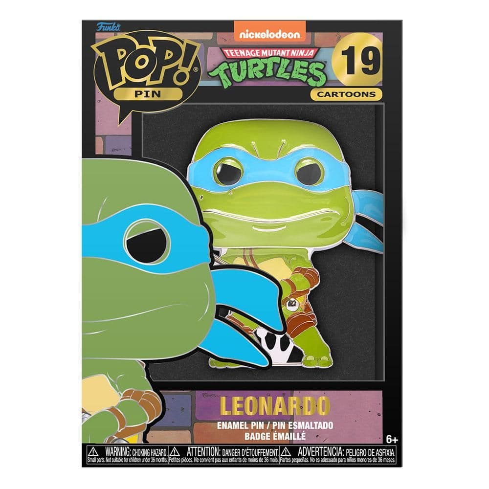 Teenage Mutant Ninja Turtles POP Enamel Pin Leonardo 10 cm
