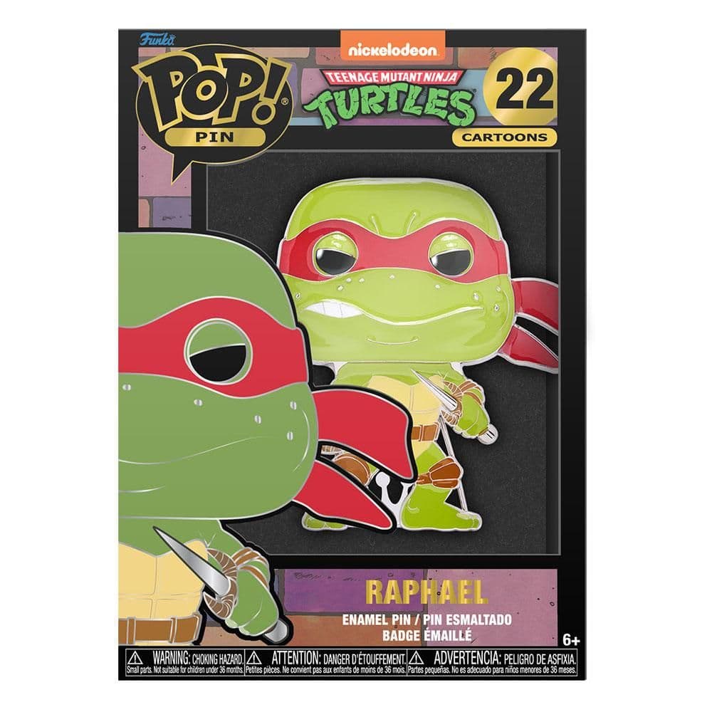 Teenage Mutant Ninja Turtles POP Enamel Pin Raphael 10 cm