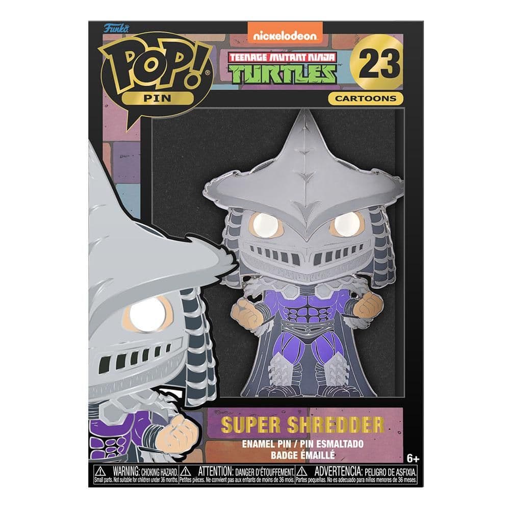 Teenage Mutant Ninja Turtles POP Enamel Pin Super Shredder 10 cm