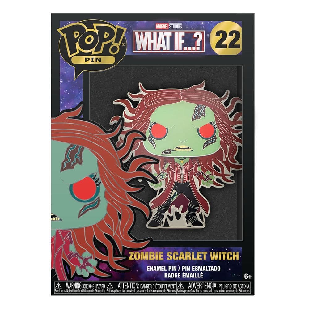 What If POP Enamel Pin Zombie Wanda Maximoff 10 cm