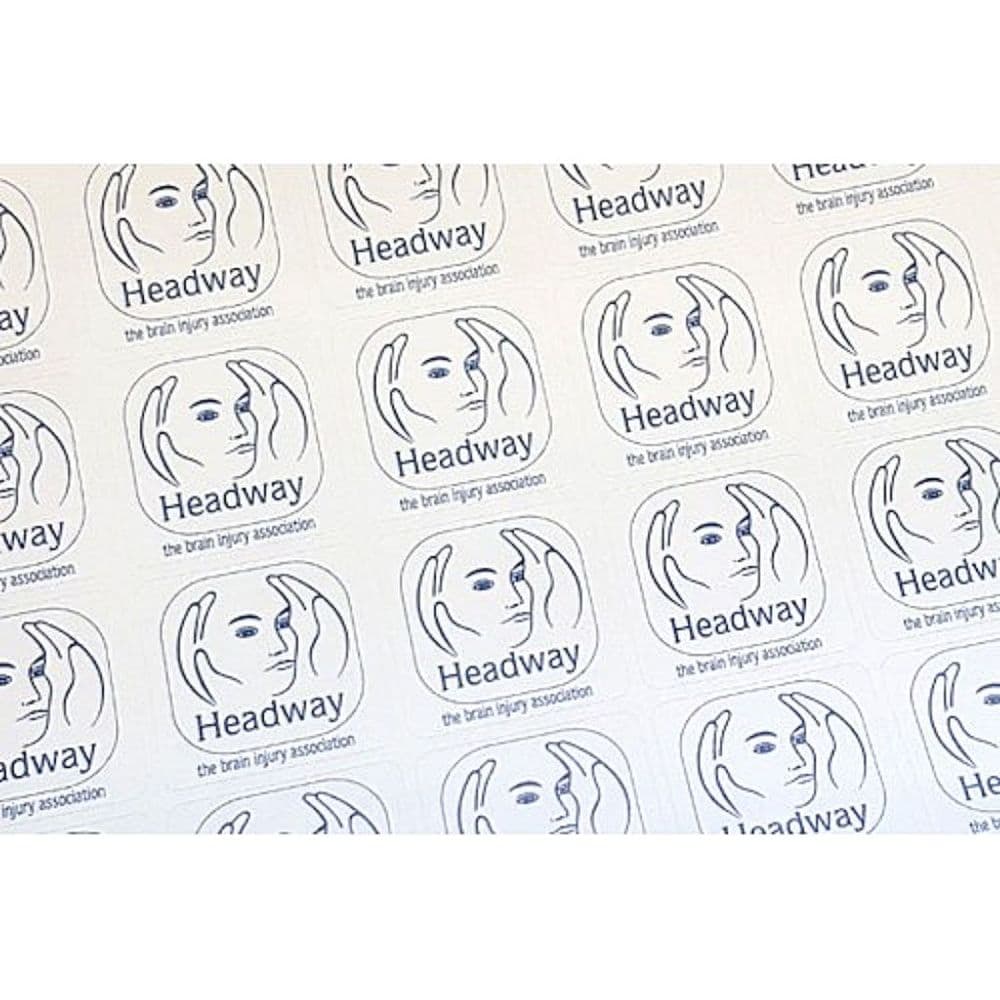 Headway lapel stickers