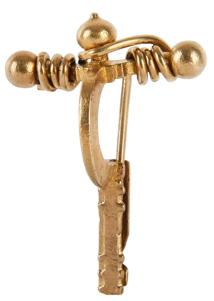 Brass Fibula -Crossbow