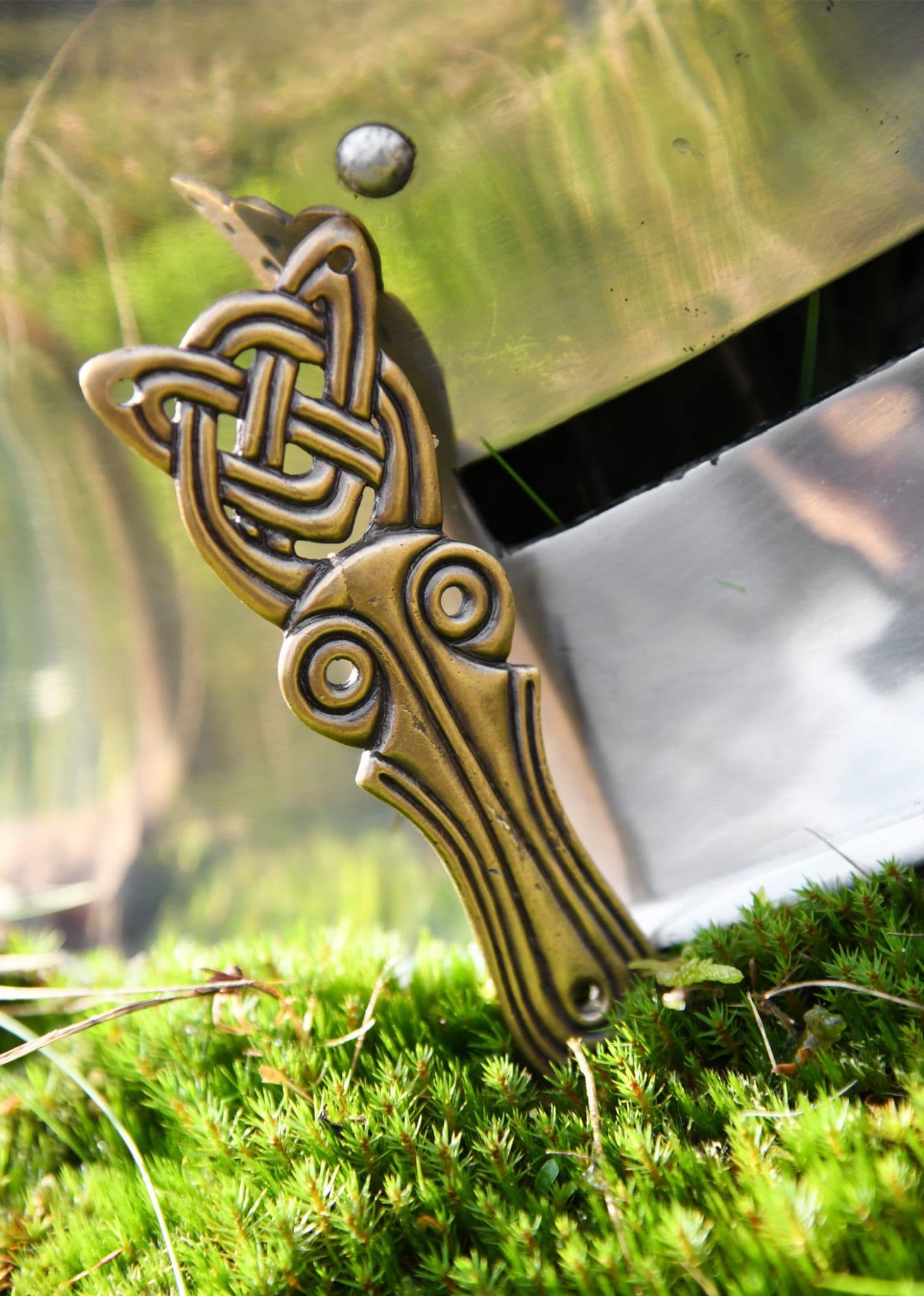 Brass Nasal Guard Fitting -Dragon -DIY Projects