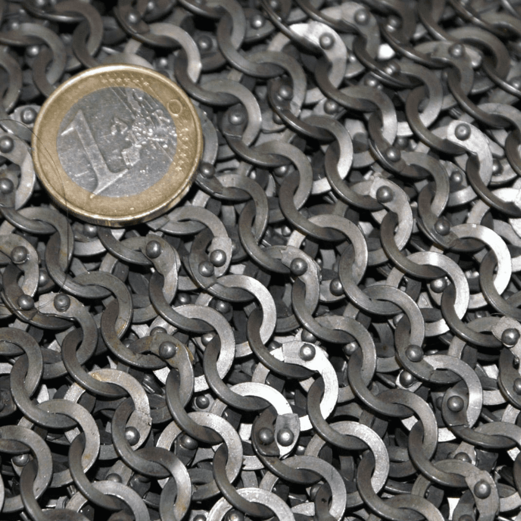 Chain Mail Aventail Flat Ring Riveted/Solid FRM 8mm I D