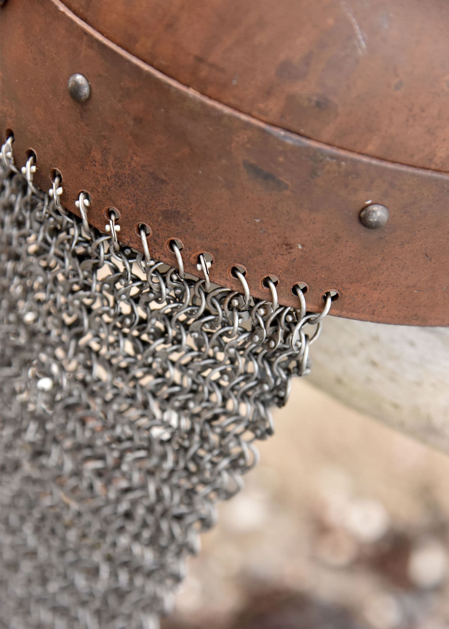 Gjermundbu Helmet with Riveted Aventail