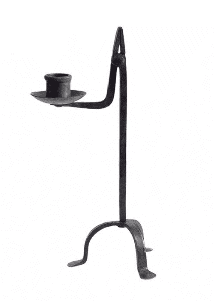 Hand Forged Medieval Rushlight Holder/ Candlestick