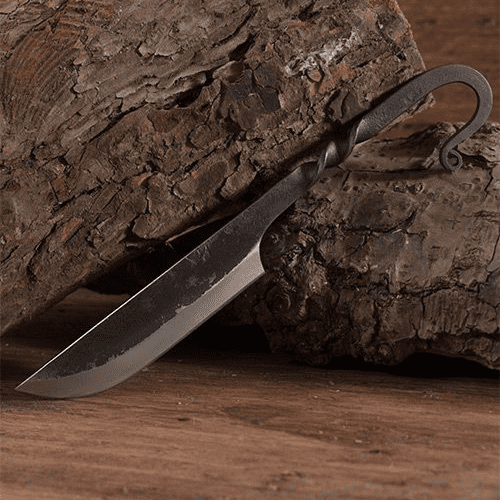 Hand Forged Medieval Utility Knife With Sheath
