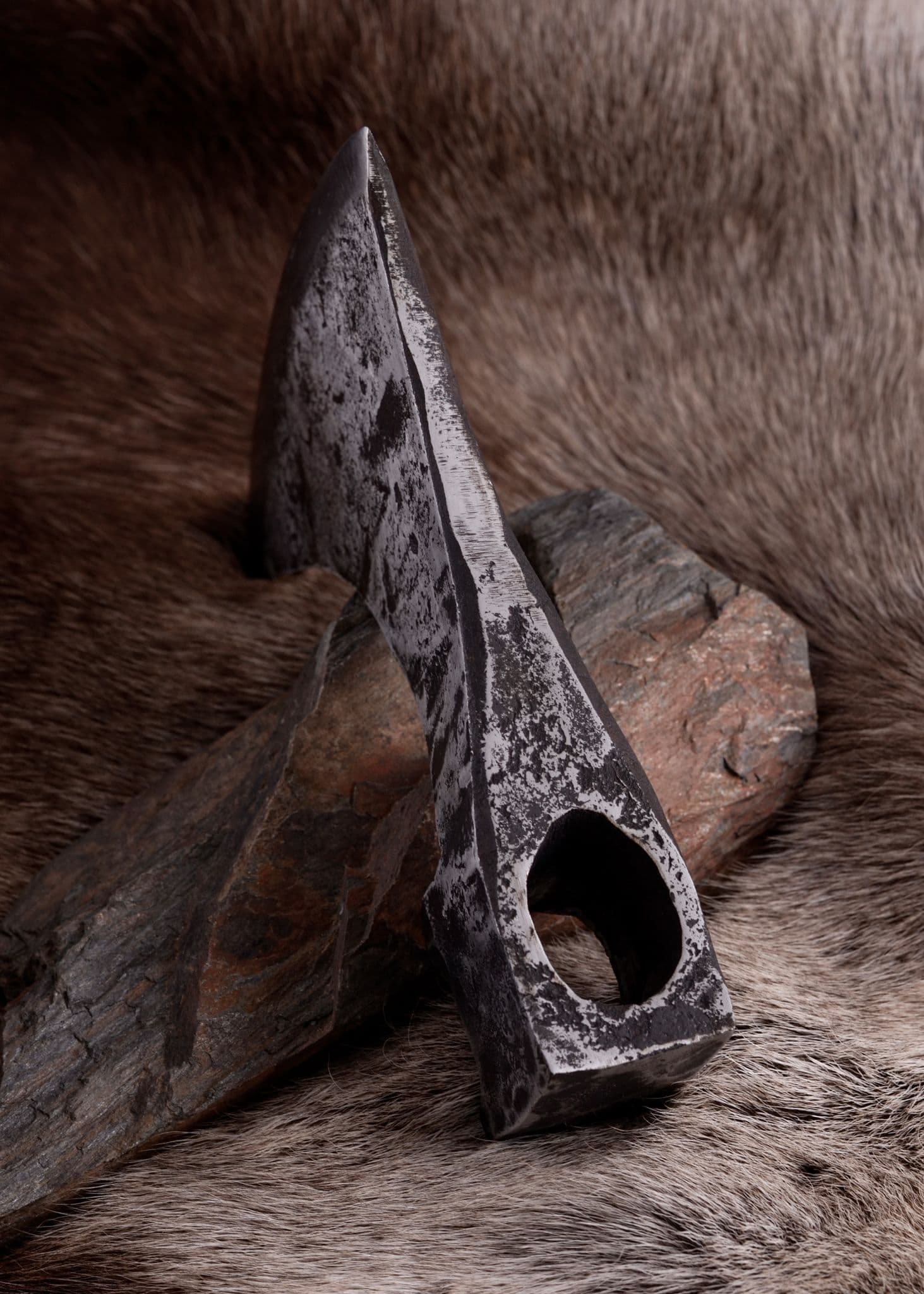 Hand Forged Viking Axeblade approx 19cm