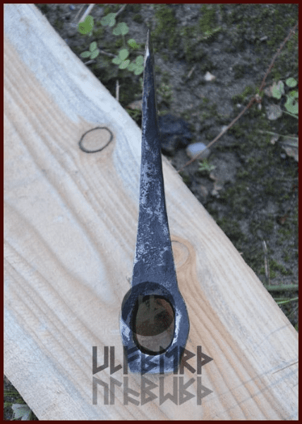 Heavy Medieval Axe Blade Almost Sharp