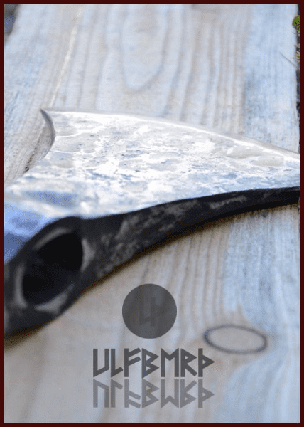 Heavy Medieval Axe Blade Almost Sharp