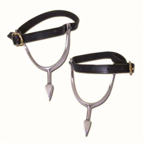 High Medieval Spurs Pair Hand Forged Steel