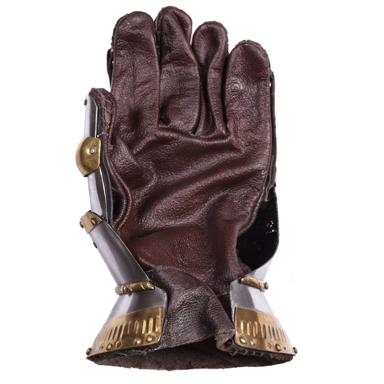 Hour Glass Gauntlets Brass Detail 1 6mm Steel