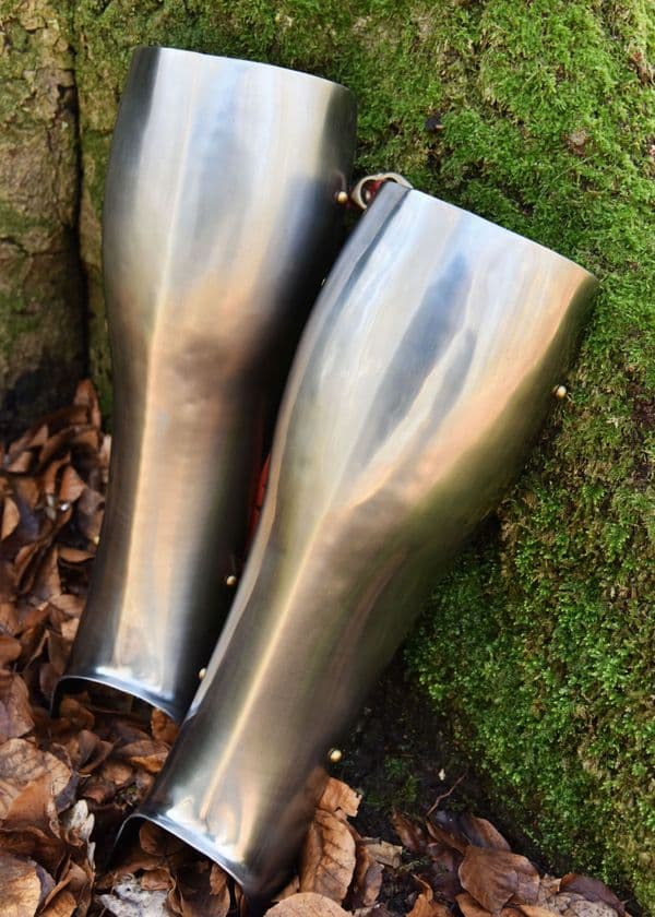 Knights Greaves Steel Pair