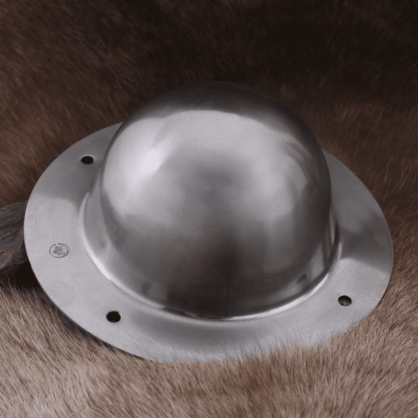 Large Shield Boss 2mm Steel Battle Ready