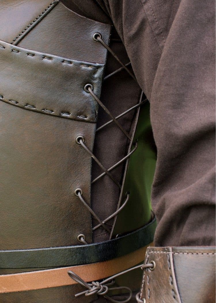 Leather Torso Armour with Cross Banding