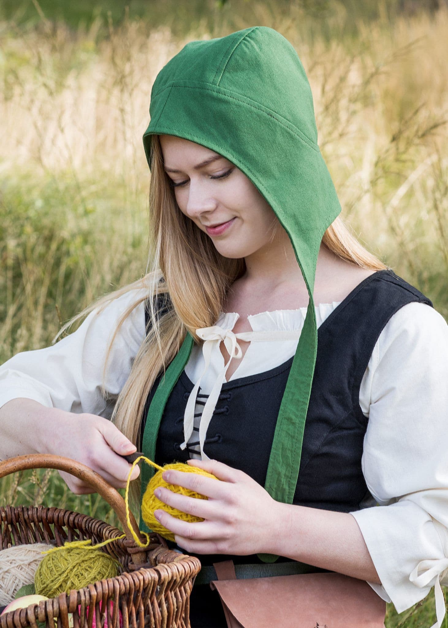 Lined Medieval Coif 100 Cotton