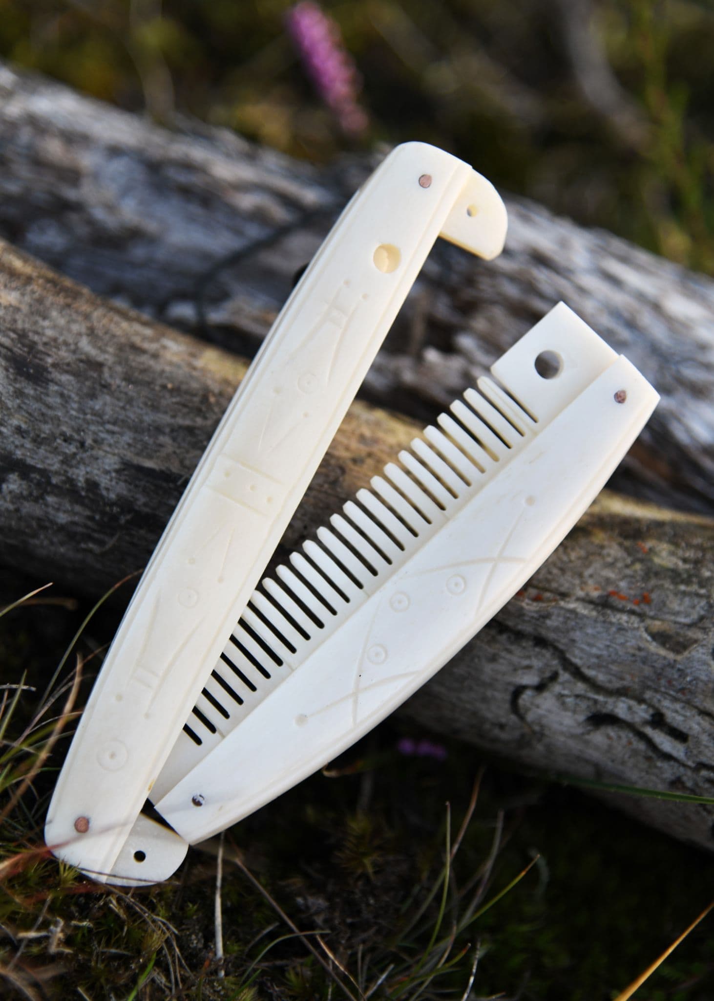 Medieval Bone Comb 12cm