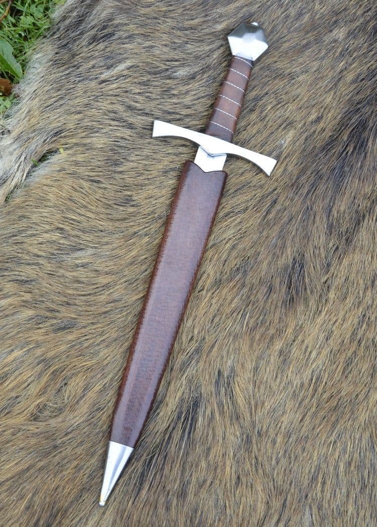 Medieval Dagger with Scabbard Blunt