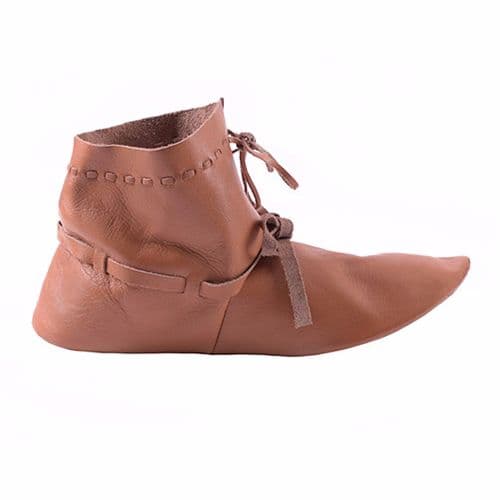 Medieval Half Boot Turn Sewn