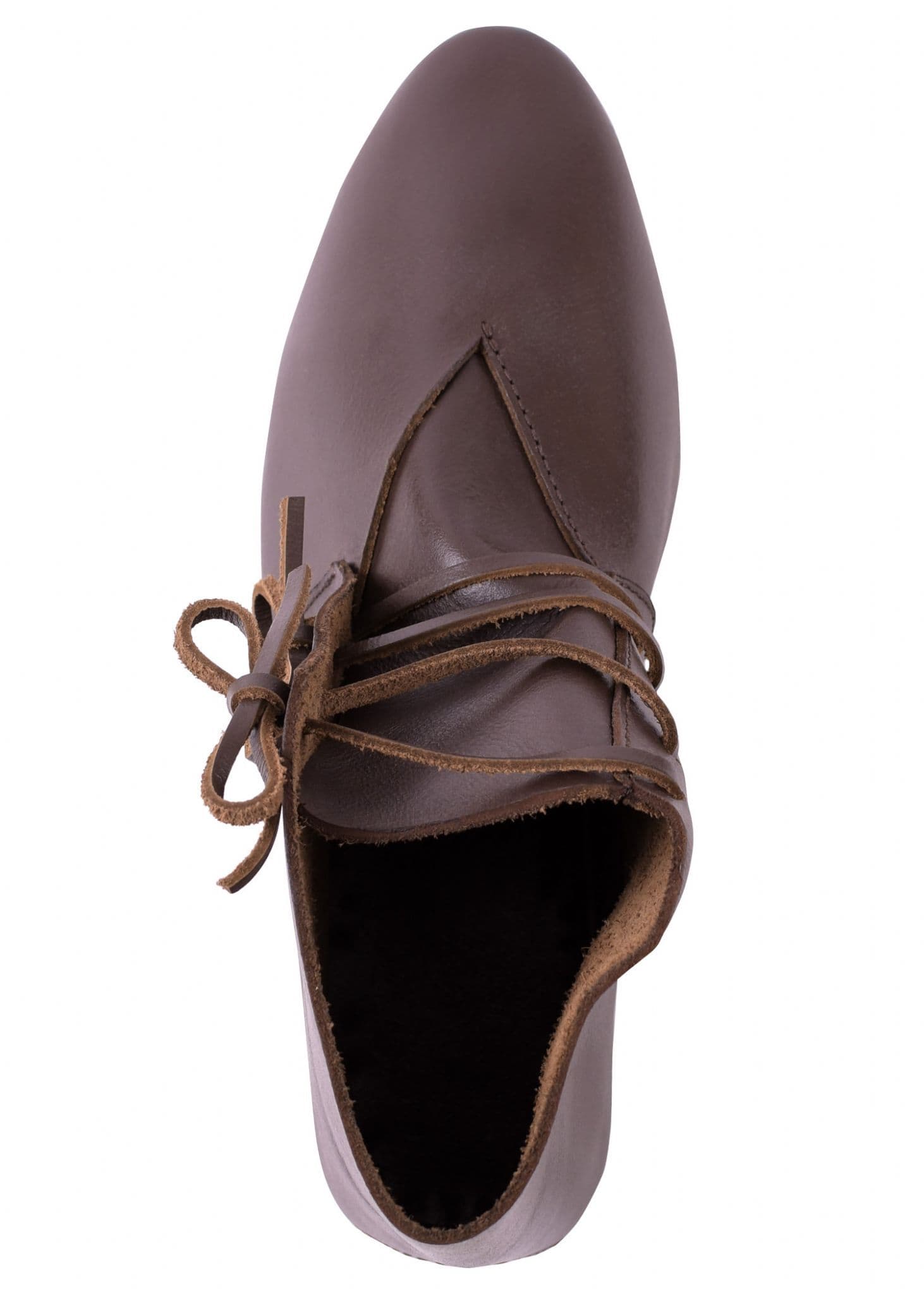 Medieval Side Laced Ankle Boot Dark Brown