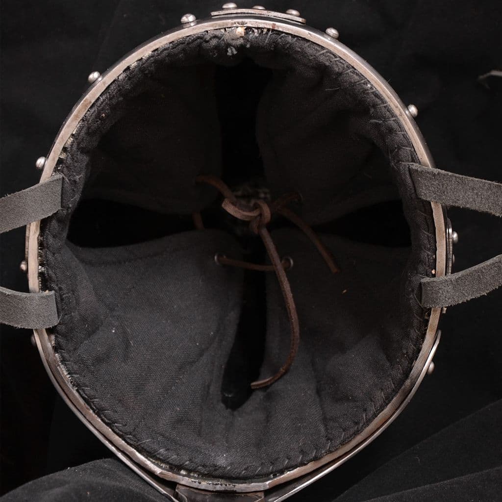 Padded Cloth Helmet Liner with Chin Strap