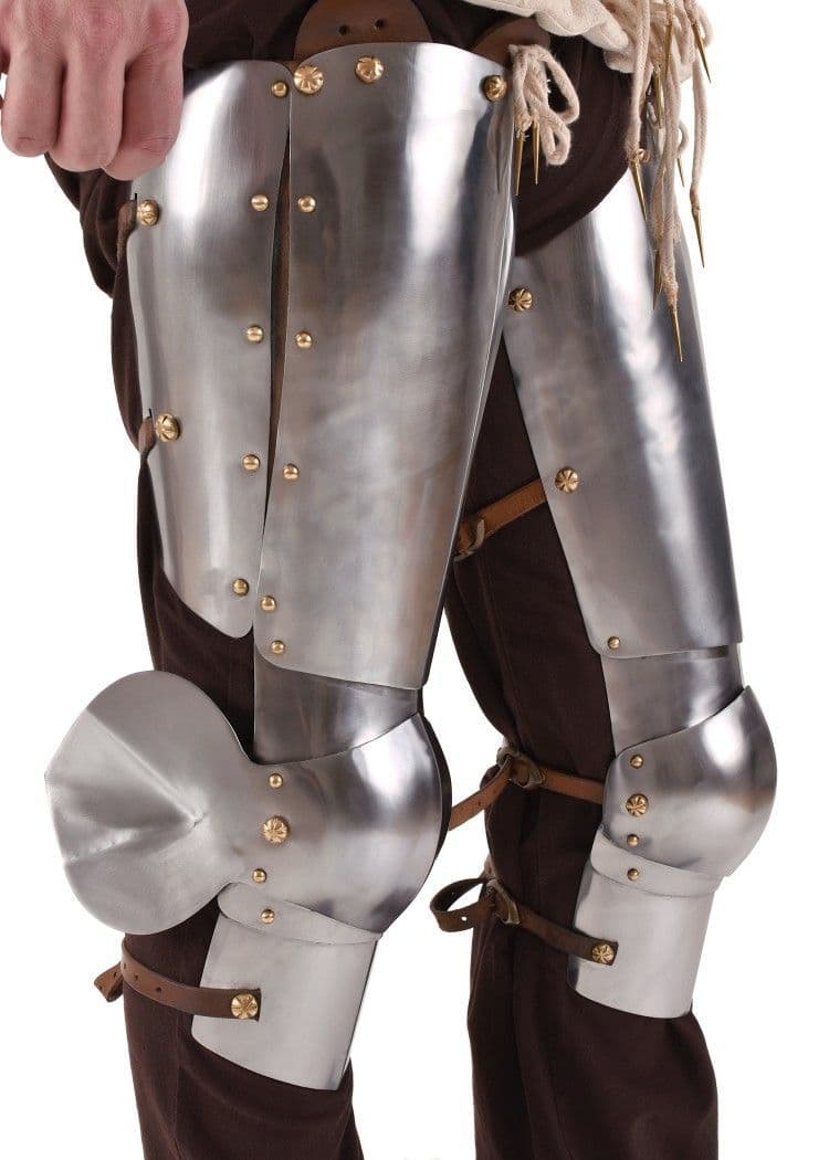 Poleyn with Upper Leg Protection- Pair