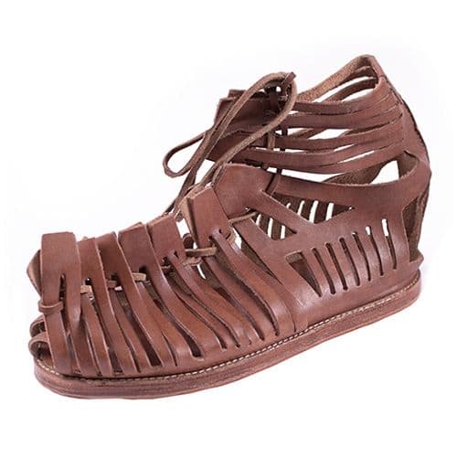 Roman Sandals "Caligae" Light Brown