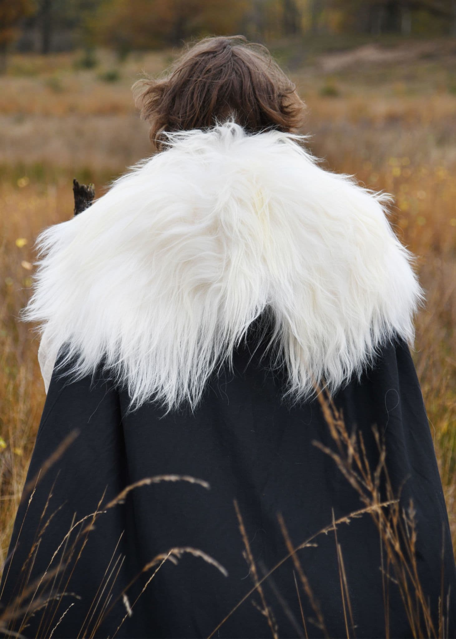 Shoulder Fur -Nordic Sheepskin- White