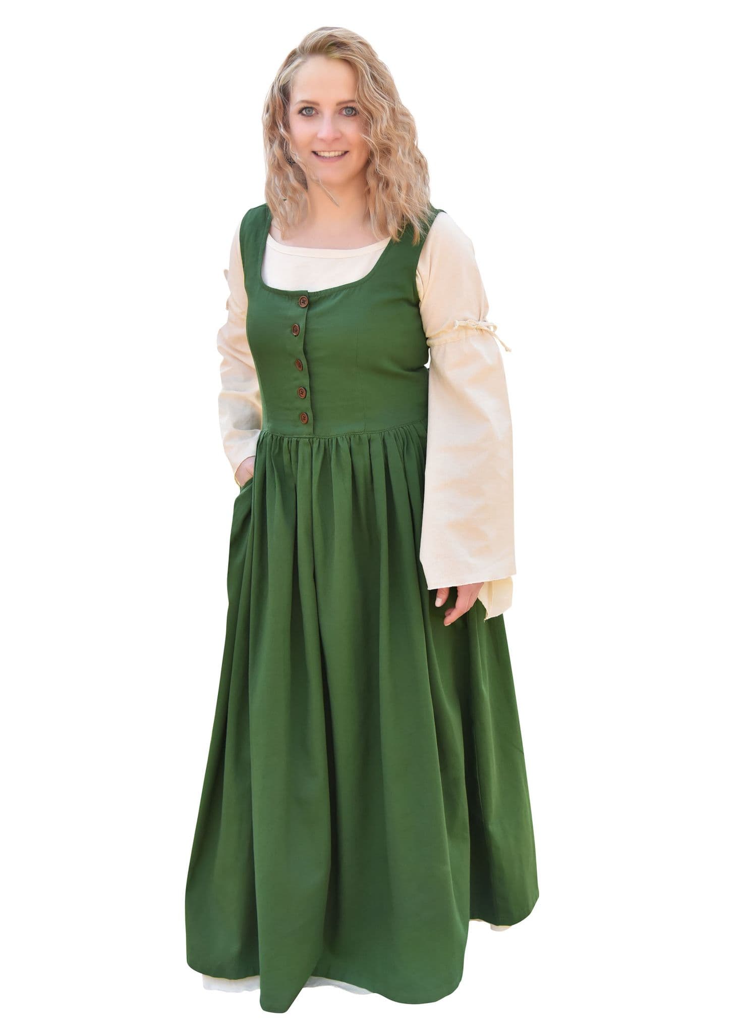 Sleeveless Medieval Dress/Overdress- Lene