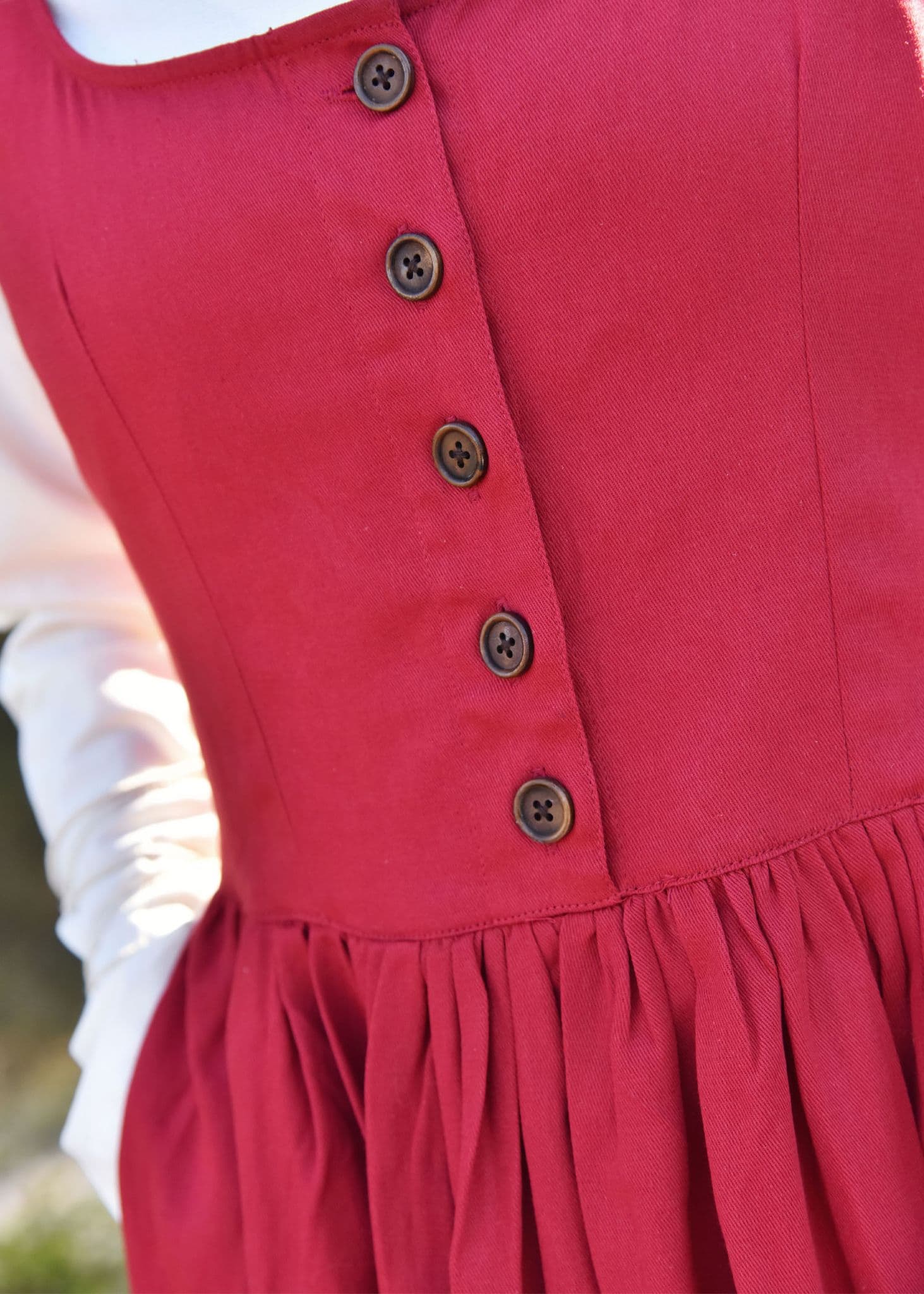 Sleeveless Medieval Dress/Overdress- Lene