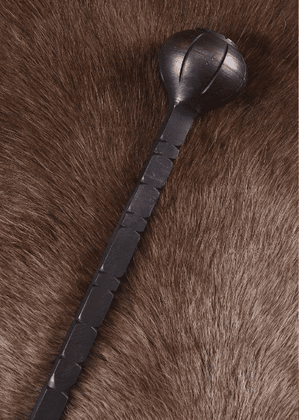 Steel Mace with Leather Grip
