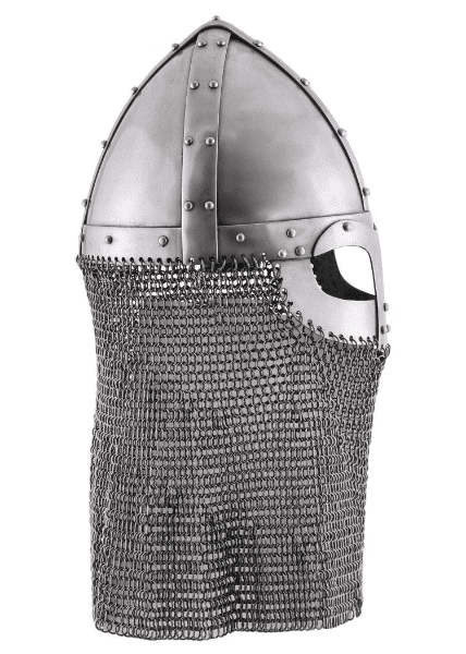 Vendel Period Spectacle Helm with Chain Mail Aventail